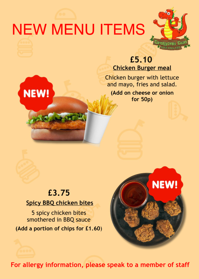 Dragons' Den Menu: Explore Exclusive Offerings