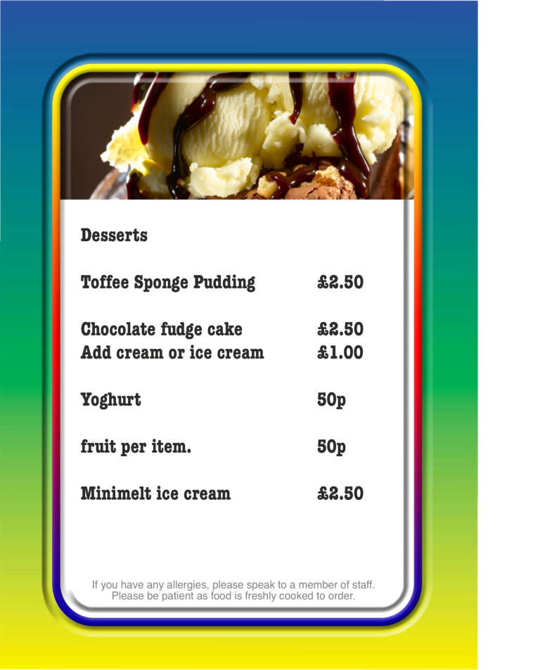 Dragons' Den Menu: Explore Exclusive Offerings